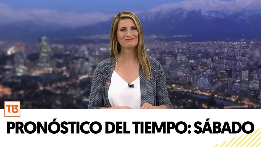 Revisa el pronóstico del tiempo para este sábado 26 de octubre | T13